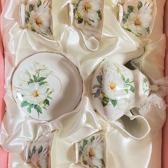 Dining | English Floral China Tea Set Designed By Englands Royal ...